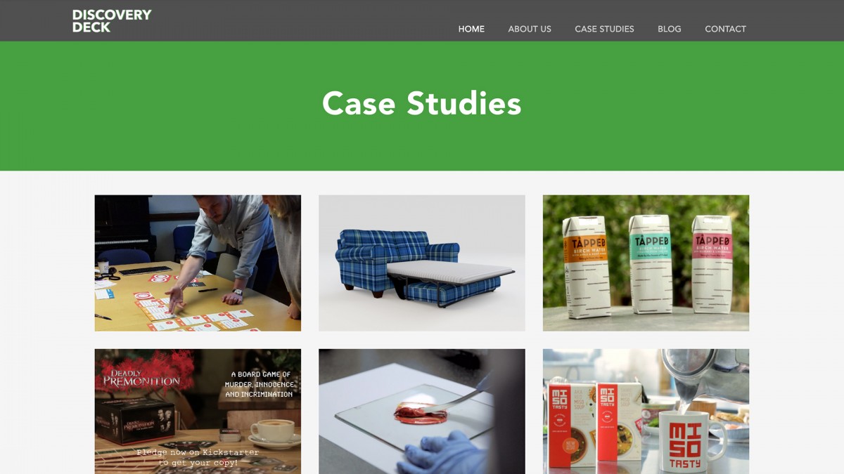 Workshop case studies for project planning